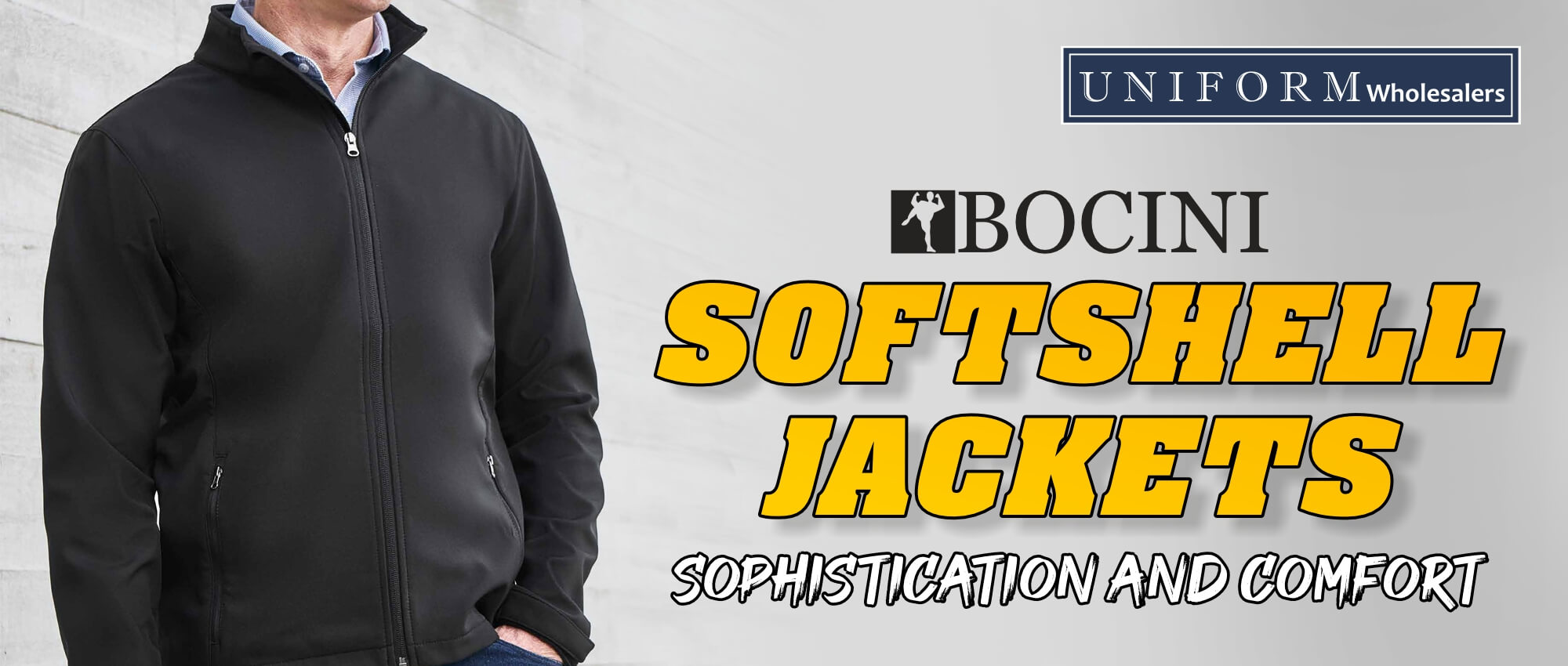 BOCINI SOFTSHELL JACKETS: SOPHISTICATION AND COMFORT – Uniform Wholesalers