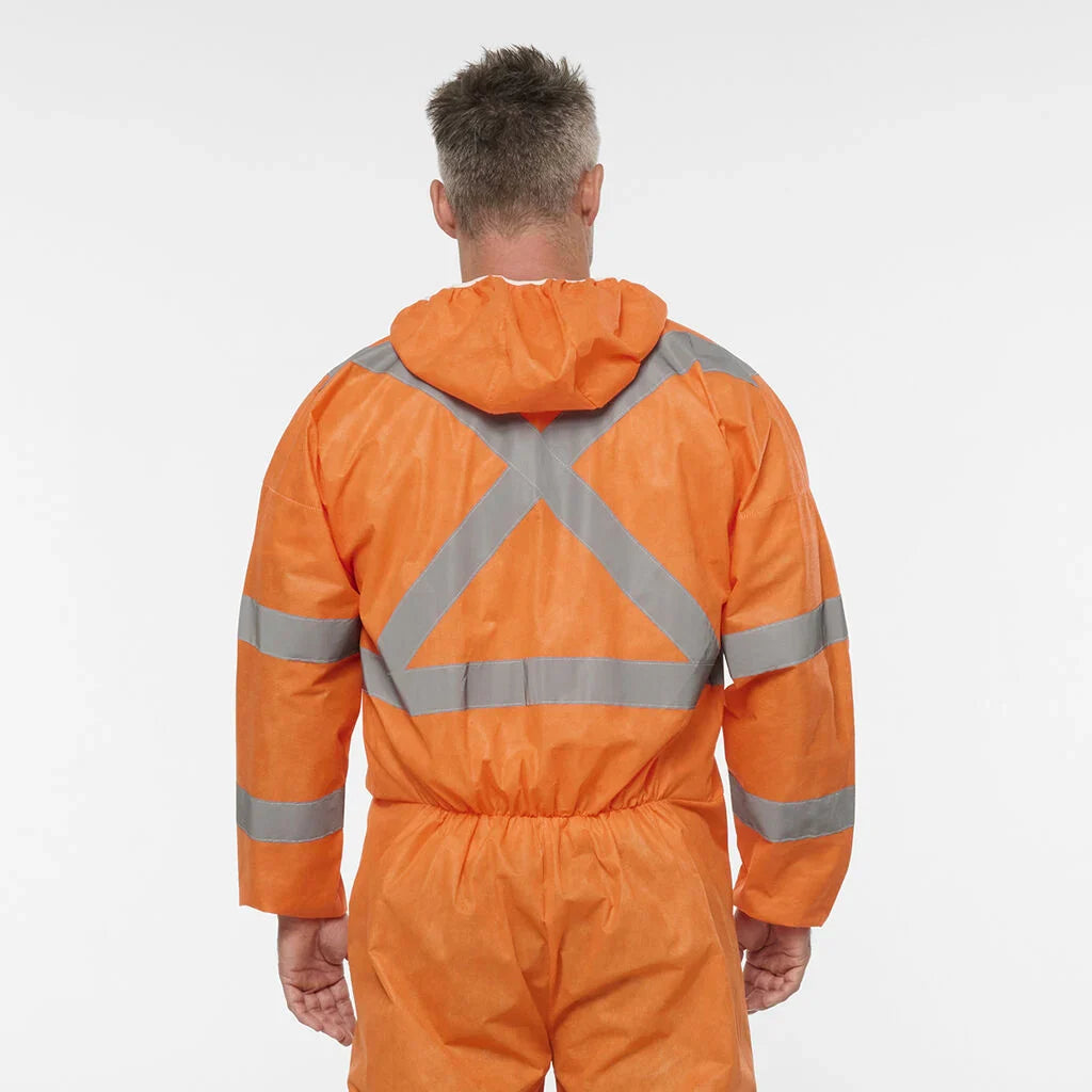 King Gee Originals Hi Vis Taped Disposable Coverall (K51012) – Uniform ...
