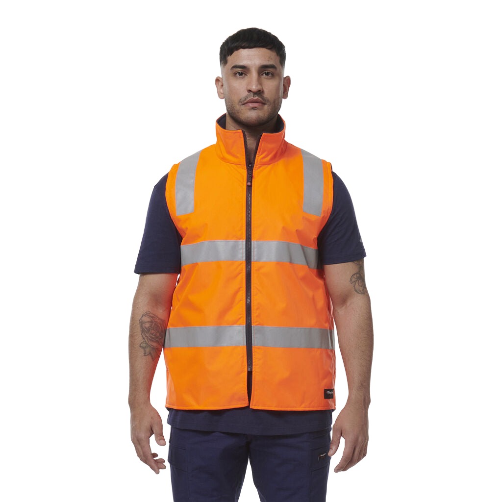 King Gee Reflective Spliced Insulated Vest (K55031) – Uniform Wholesalers
