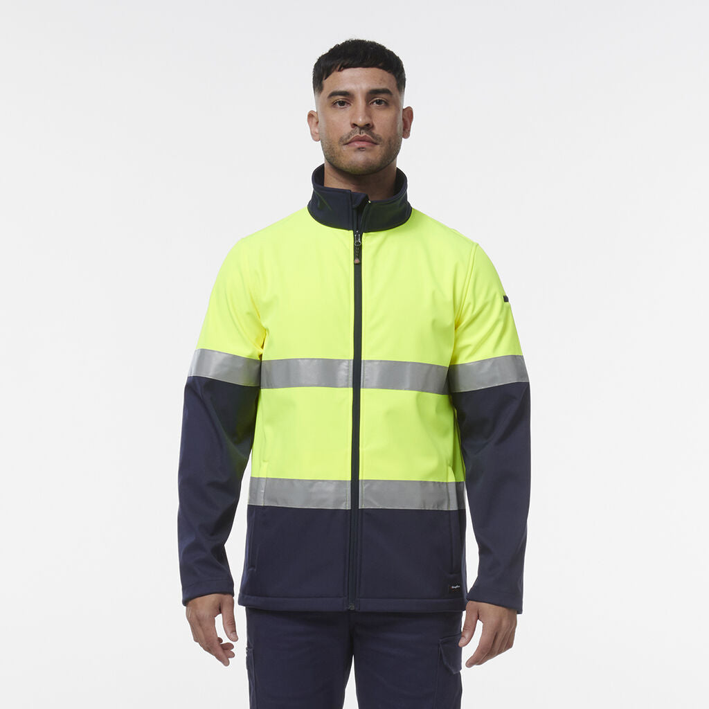 King Gee Reflective Spliced Softshell Jacket (K55034) – Uniform Wholesalers