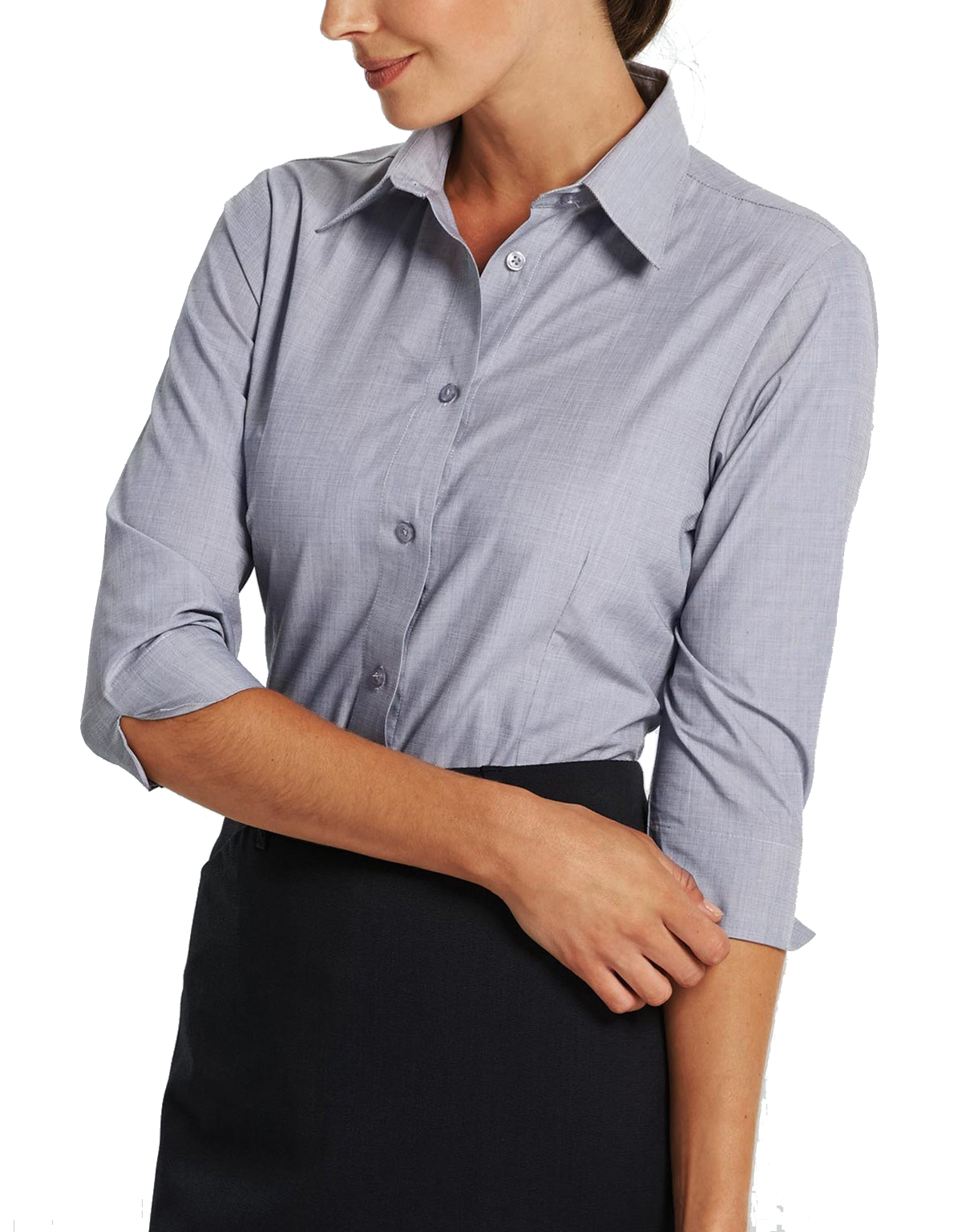 Gloweave Ladies End On End Long Sleeve Shirt (1253WL) – Uniform Wholesalers